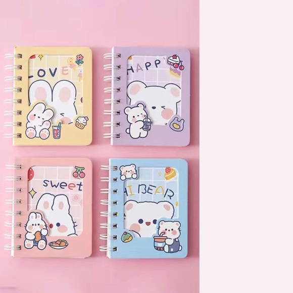 SimplyBeautyful | Other | Cute Cartoon Spiral Coil Notebook Notepad 8 ...
